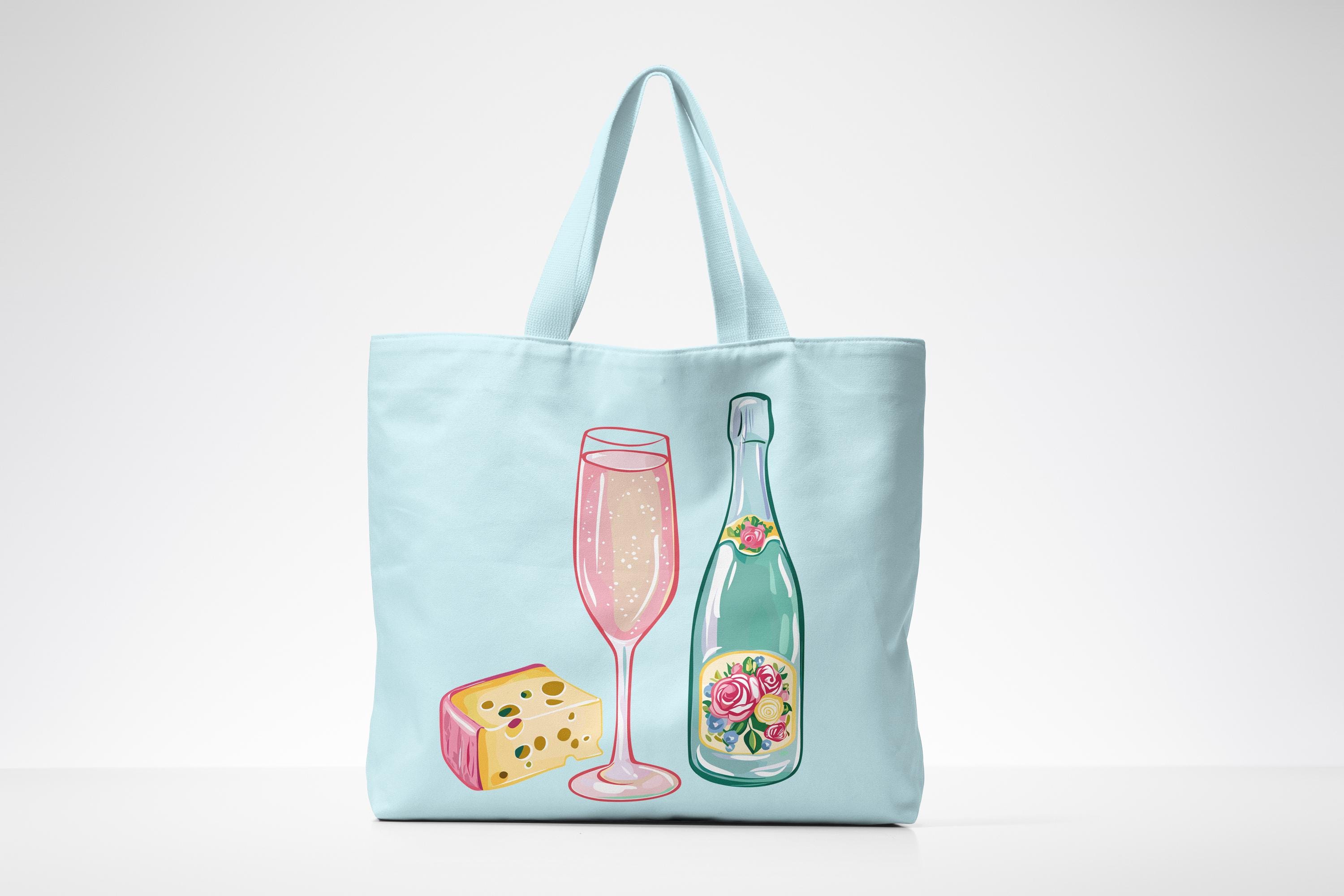 Preppy Champagne Clip Art - Transparent Background in PNG, Vibrant ...