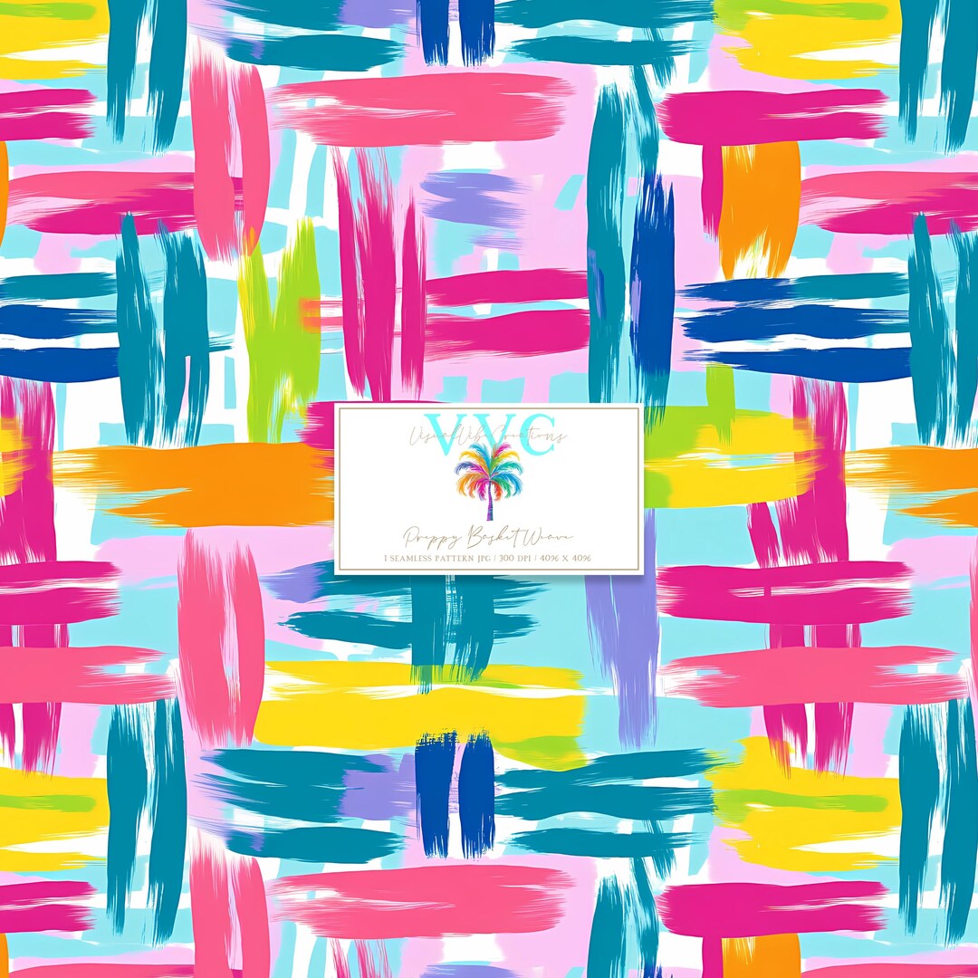Preppy Basket Weave Digital Paper, 1 Seamless Pattern for Scrapbook ...