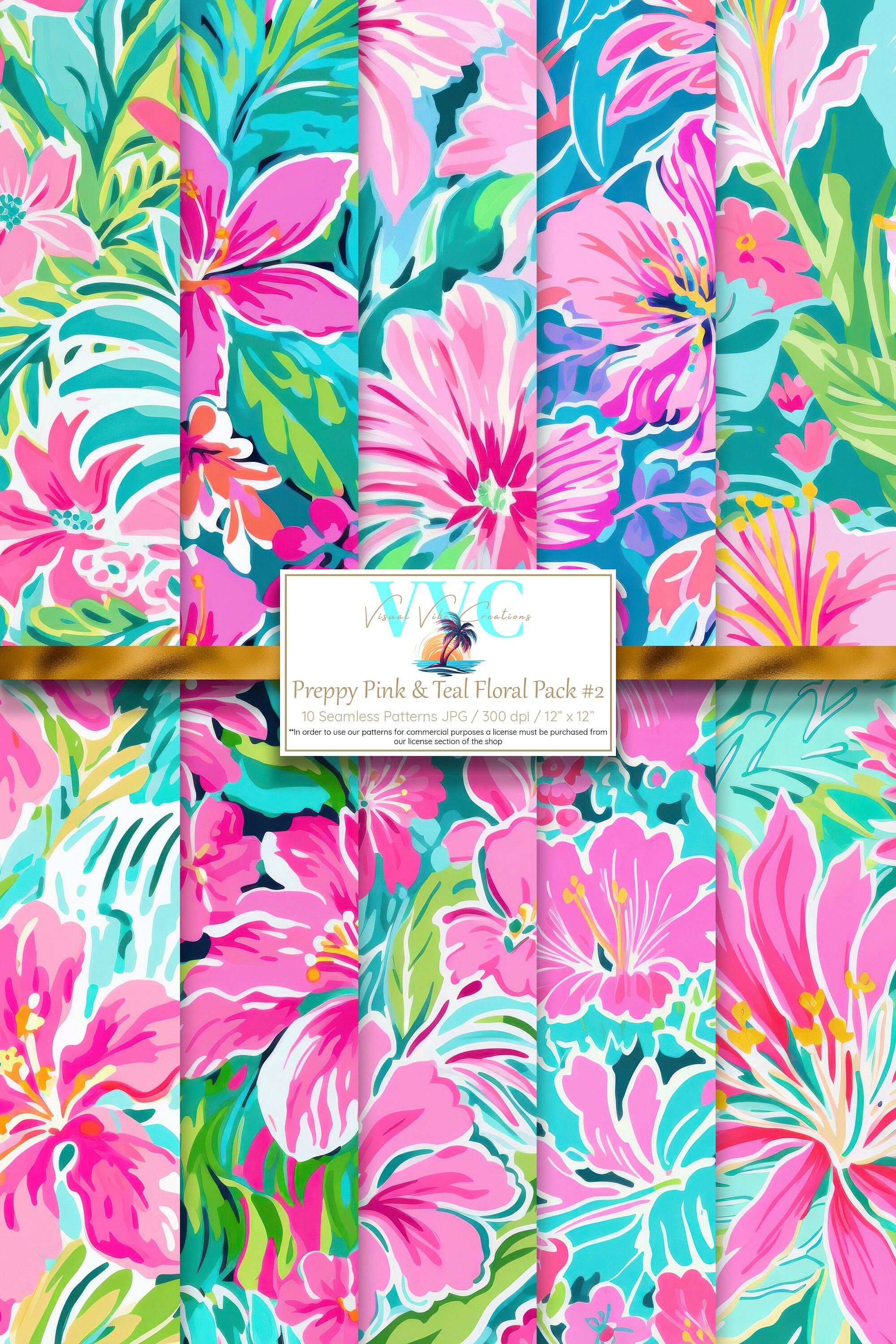Preppy Patterns Background
