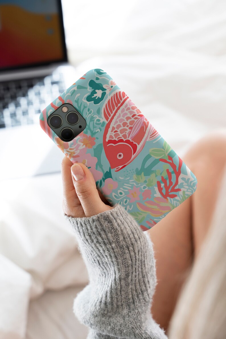 Preppy Fish Digital Paper, 1 Seamless Pattern for Scrapbook Paper ...