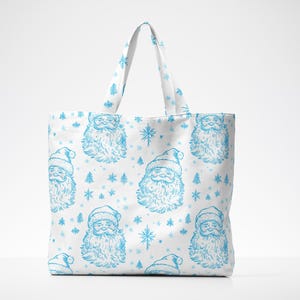 Preppy Santa Claus Digital Paper, 1 Seamless Pattern for Printable ...