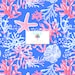 Preppy Starfish & Coral Digital Paper, 10 Seamless Patterns for ...
