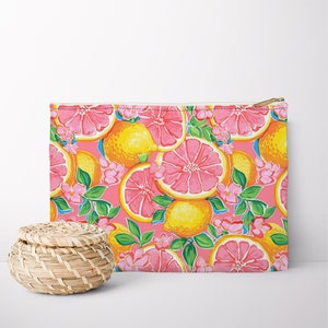 Preppy Summer Citrus Digital Paper, 10 Seamless Patterns for Printable ...