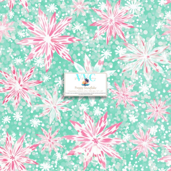 Snowflake Wrapping Paper Printable