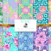 Vibrant Preppy Pack #4 Digital Paper, 10 Seamless Beach Patterns for ...