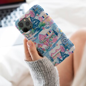 Preppy Winter Wonderland Village Digital Paper, 1 Seamless Pattern for ...