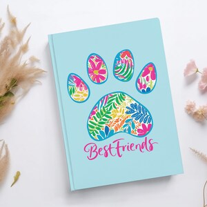 Preppy Paw Print Clip Art - Transparent Background in PNG - Dog, Dogs ...