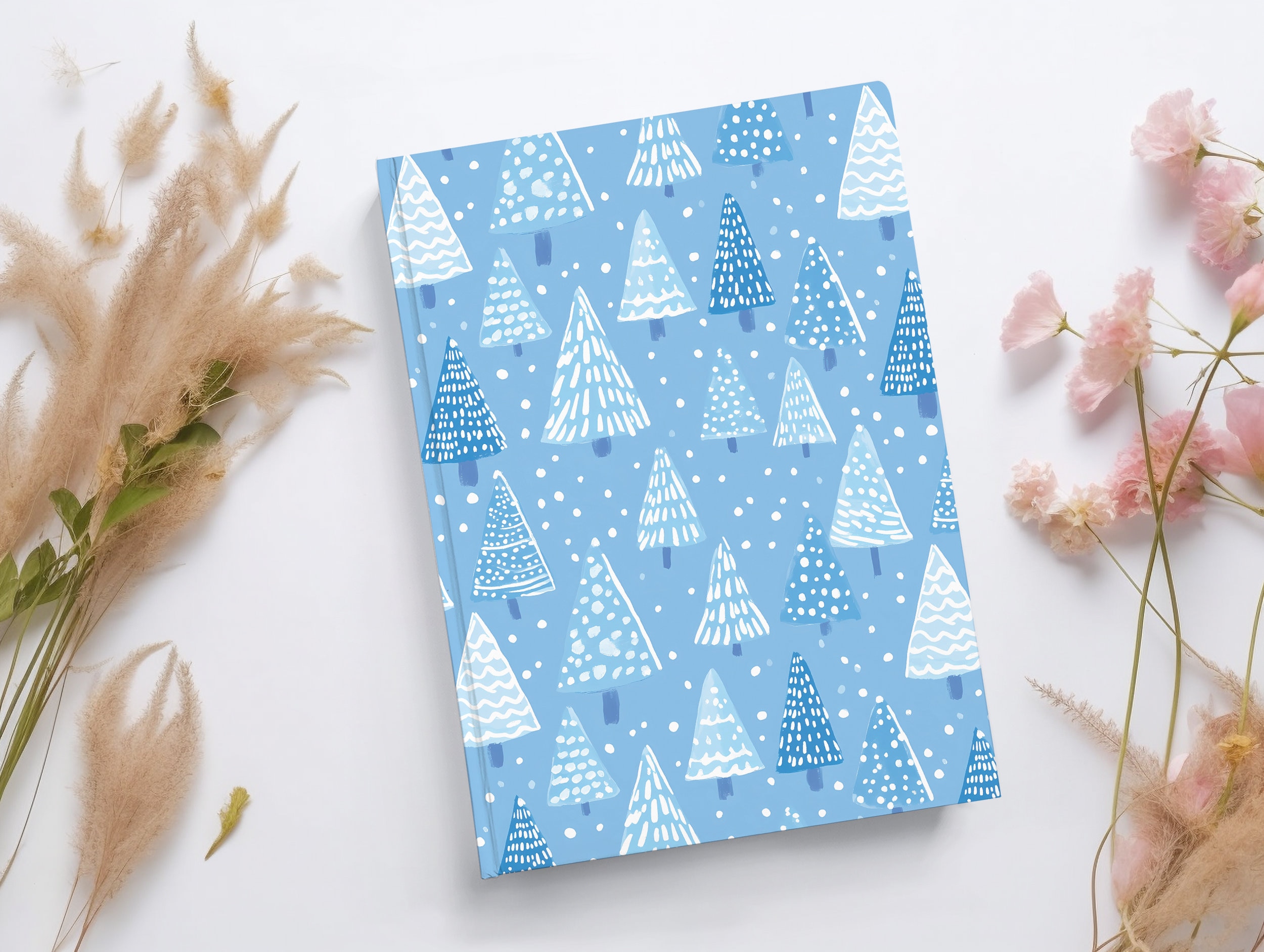 Preppy Blue Christmas Digital Paper, 10 Seamless Patterns for Scrapbook ...