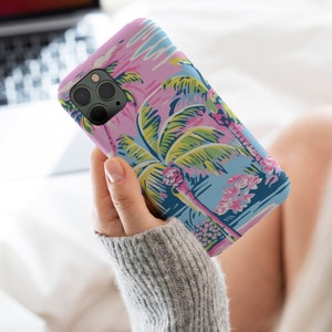 Preppy Palm Trees Digital Paper, 10 Seamless Preppy Floral Patterns for ...