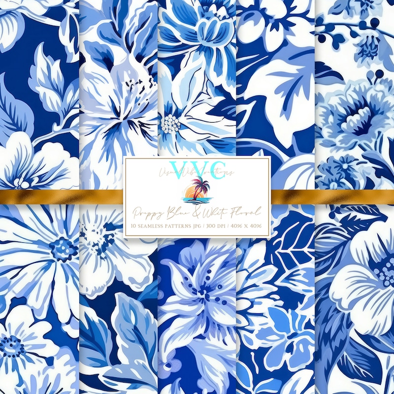 Preppy Flower Floral - Etsy