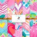 Vibrant Preppy Pack 2 Digital Paper, 10 Seamless Beach Patterns for ...