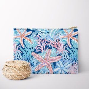 Preppy Starfish & Coral Digital Paper, 10 Seamless Patterns for ...