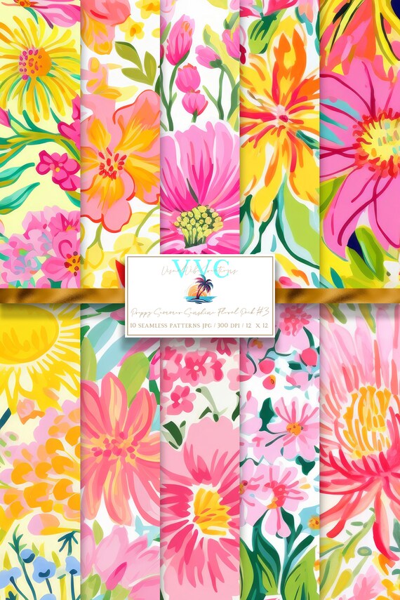 Fondos Con Patrones Preppy Para Imprimir Patrón Floral Sin Costuras