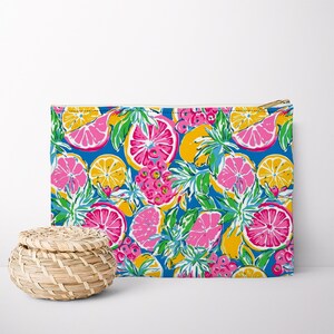 Summer Tropical Fruit Digital Paper, 10 Seamless Preppy Patterns for ...