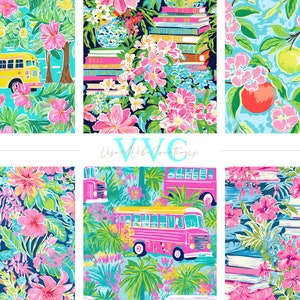 Preppy Back to School Digital Paper, 10 Seamless Patterns for Printable ...