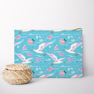 Preppy Flying Seagull Digital Paper, 1 Seamless Pattern for Scrapbook ...