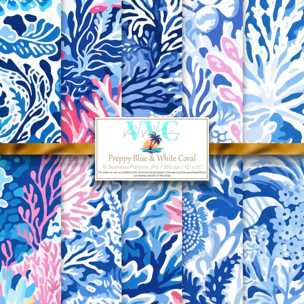 Coral Digital Paper - Etsy