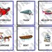 25 Transportation Flash Cards, Montessori Flash Cards, Antonyms, School ...
