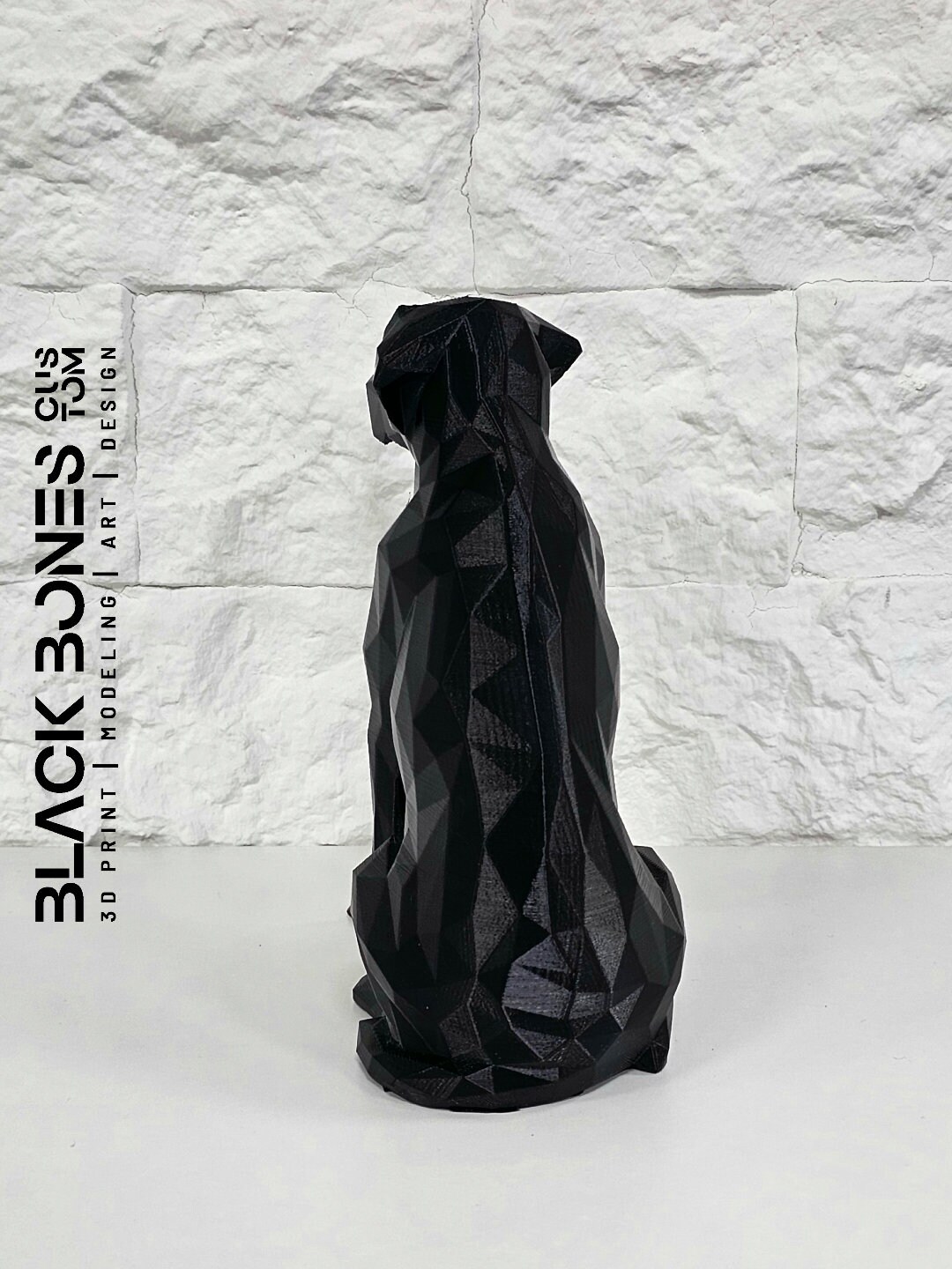 Low Poly Labrador Dog Figure Sculpture 3D Print Gift - Etsy