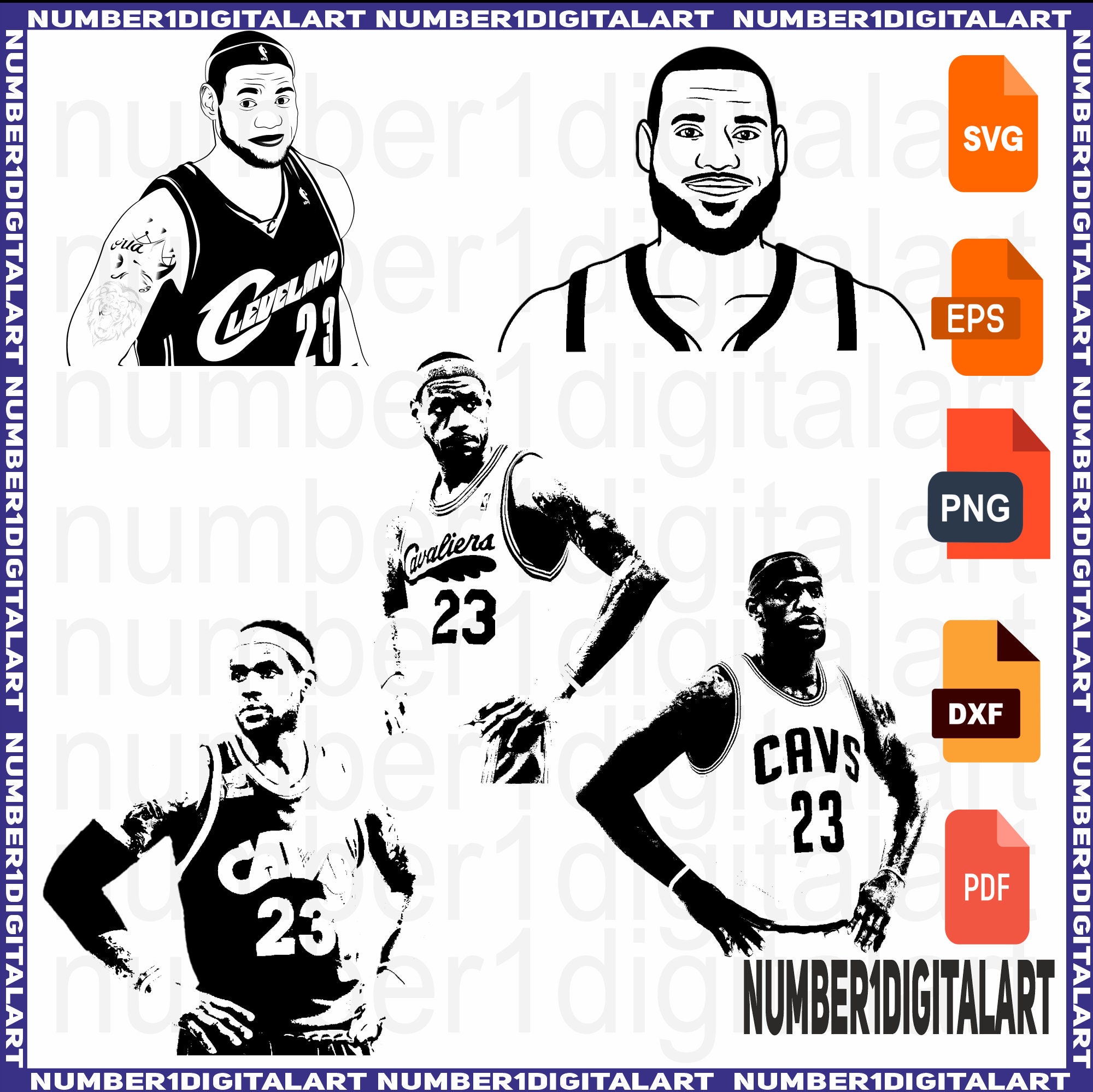 Lebron James Png Lebron James Svg Lebron James Eps Lebron - Etsy