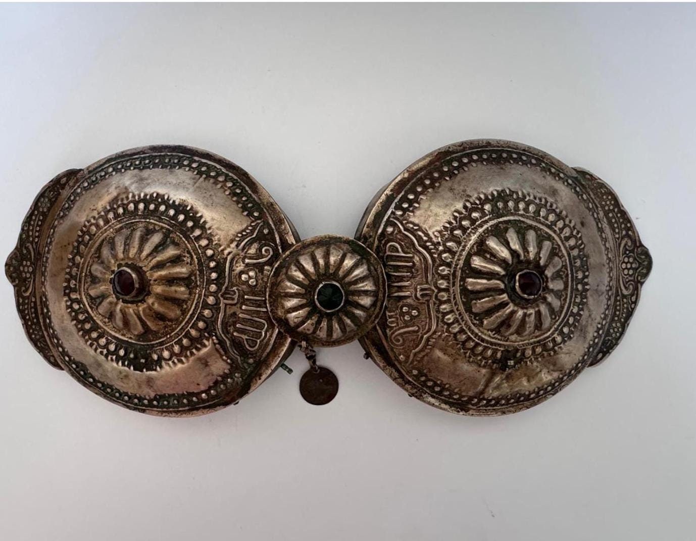 Antique Ottoman Silver Belt Buckle: Bindalli Style, 1850s - Etsy