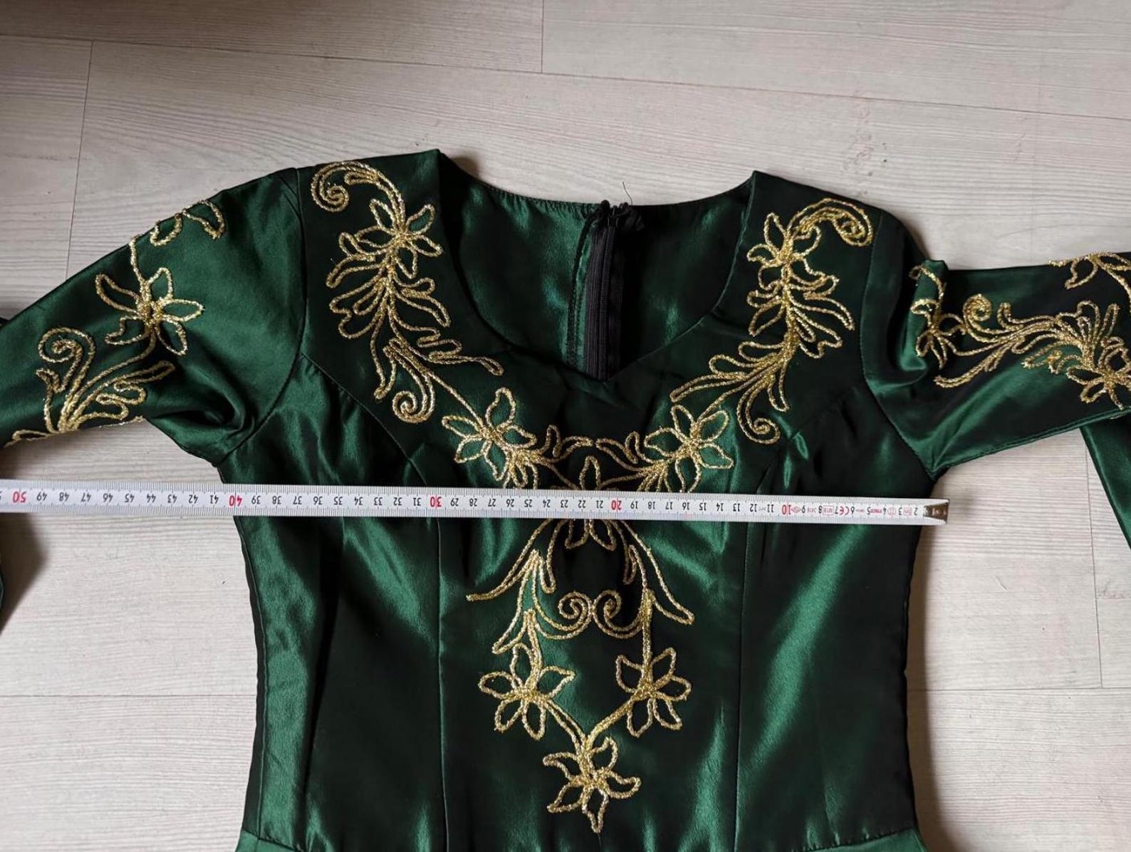 Traditional Vintage Green Bindalli Dress, Turkish Sultan Women's ...