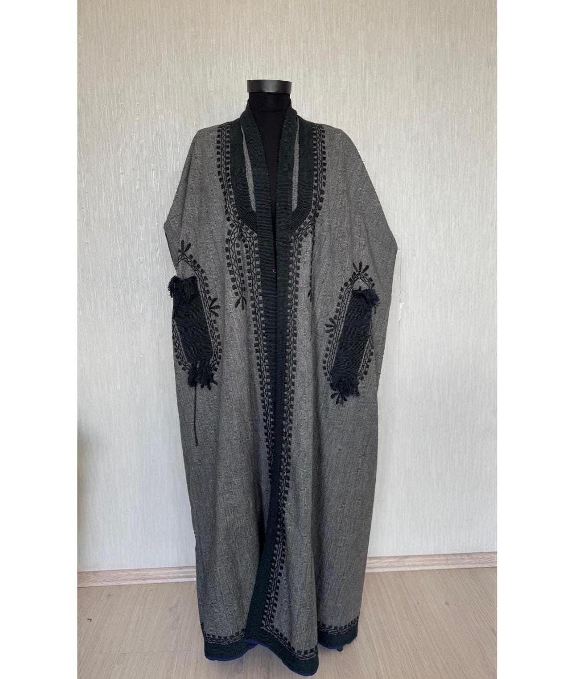 Vintage Uzbek Ikat Chapan Robe: Traditional Woven Jacket - Etsy