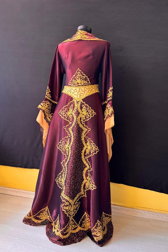 Traditional Red Bindalli ,Turkish Sultan Women's Cost… - Gem