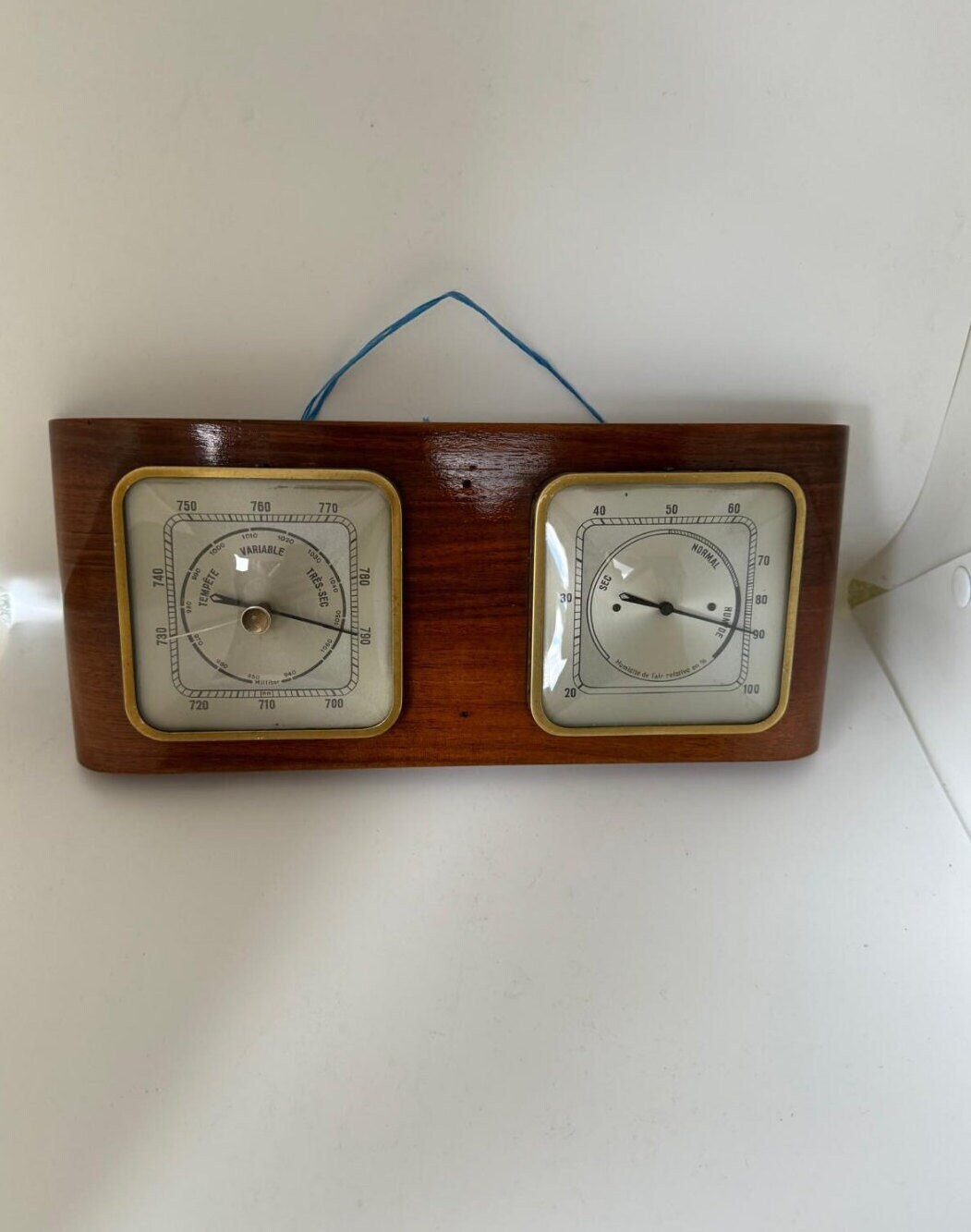 Antique Vintage Barometer ,70s 80s Wall Hanging Barometer - Etsy