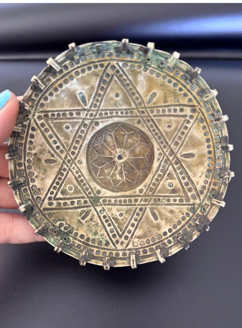 Antique Ottoman Star of David Motif Fez Jewelry ,anatolian Traditional ...