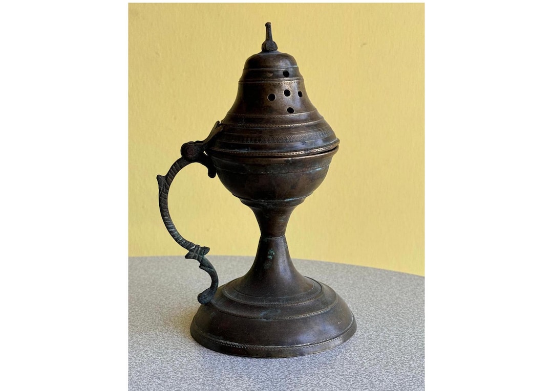 19. Ottoman Turkish Rice Censer, Suleymaniye Censer, Incense Burner ...