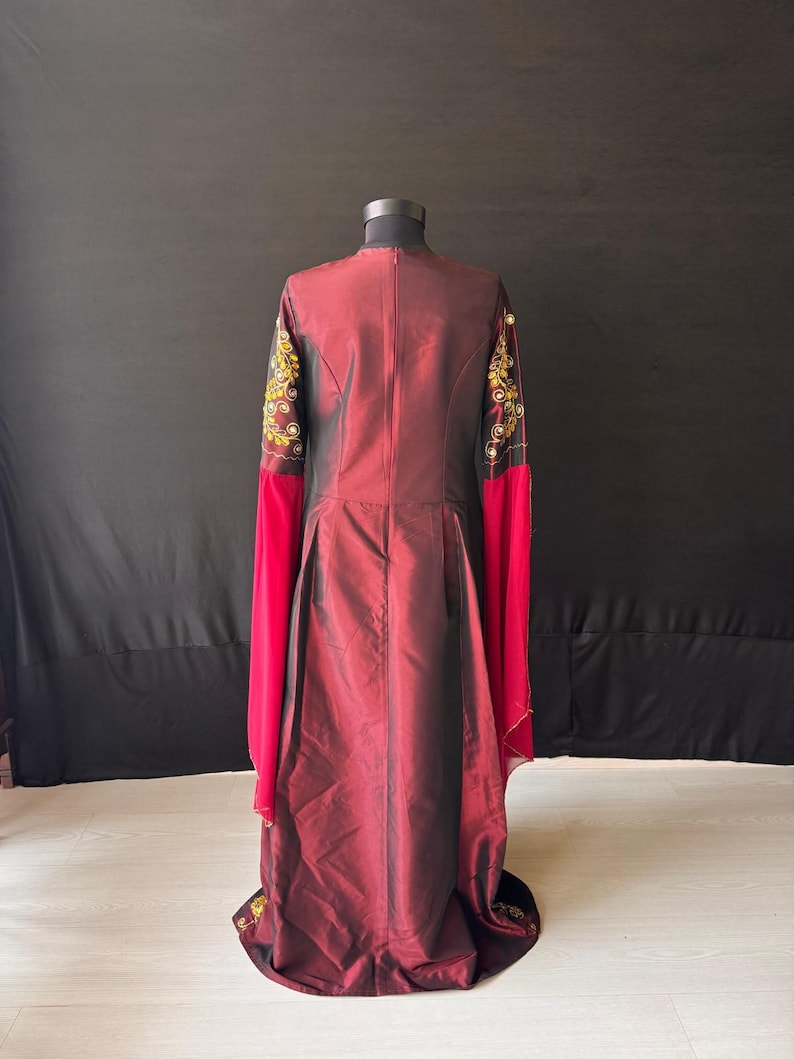 Red Bindallı Dress, Ottoman Turkish Costume, Henna Night Kaftan, Ball ...