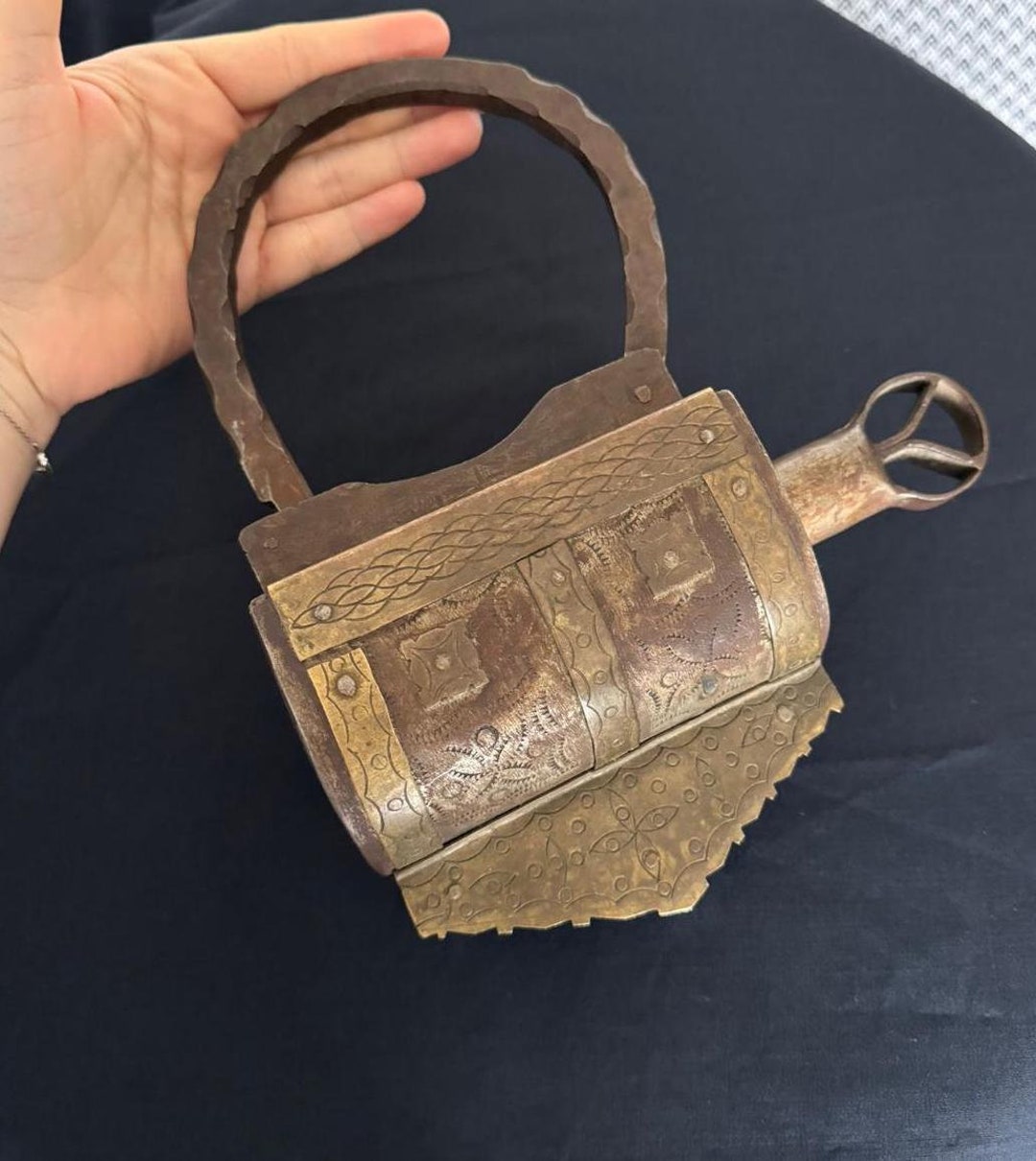 Antique Vintage Large Size Lock - Rare Collectible Lock Antique Padlock ...