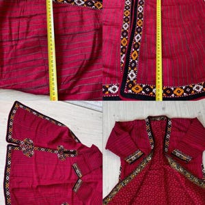 Overcoat, Turkmen Silk Embroidered Chapan, Antique Jacket, Kimono ...