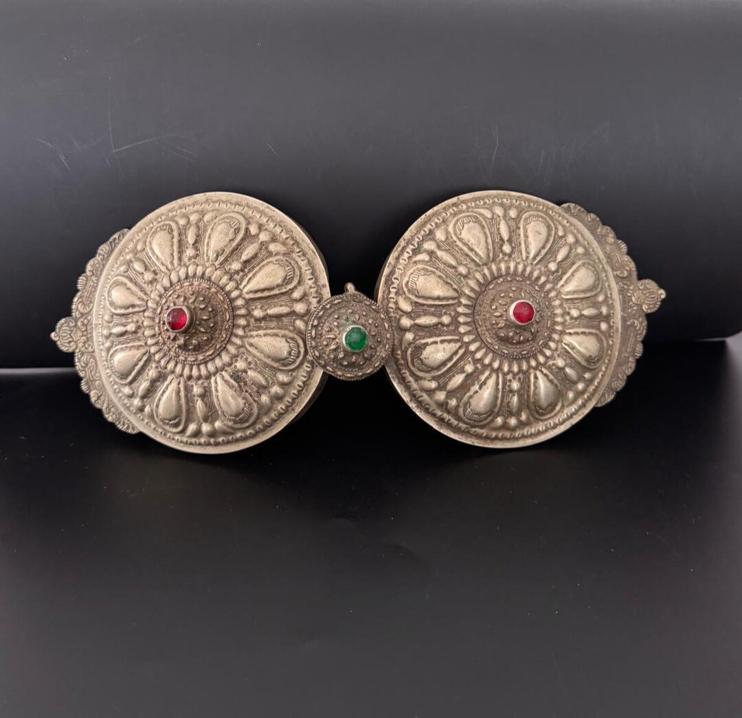 Antique Ottoman Silver Belt Buckle – Collectible Historical Anatolian ...