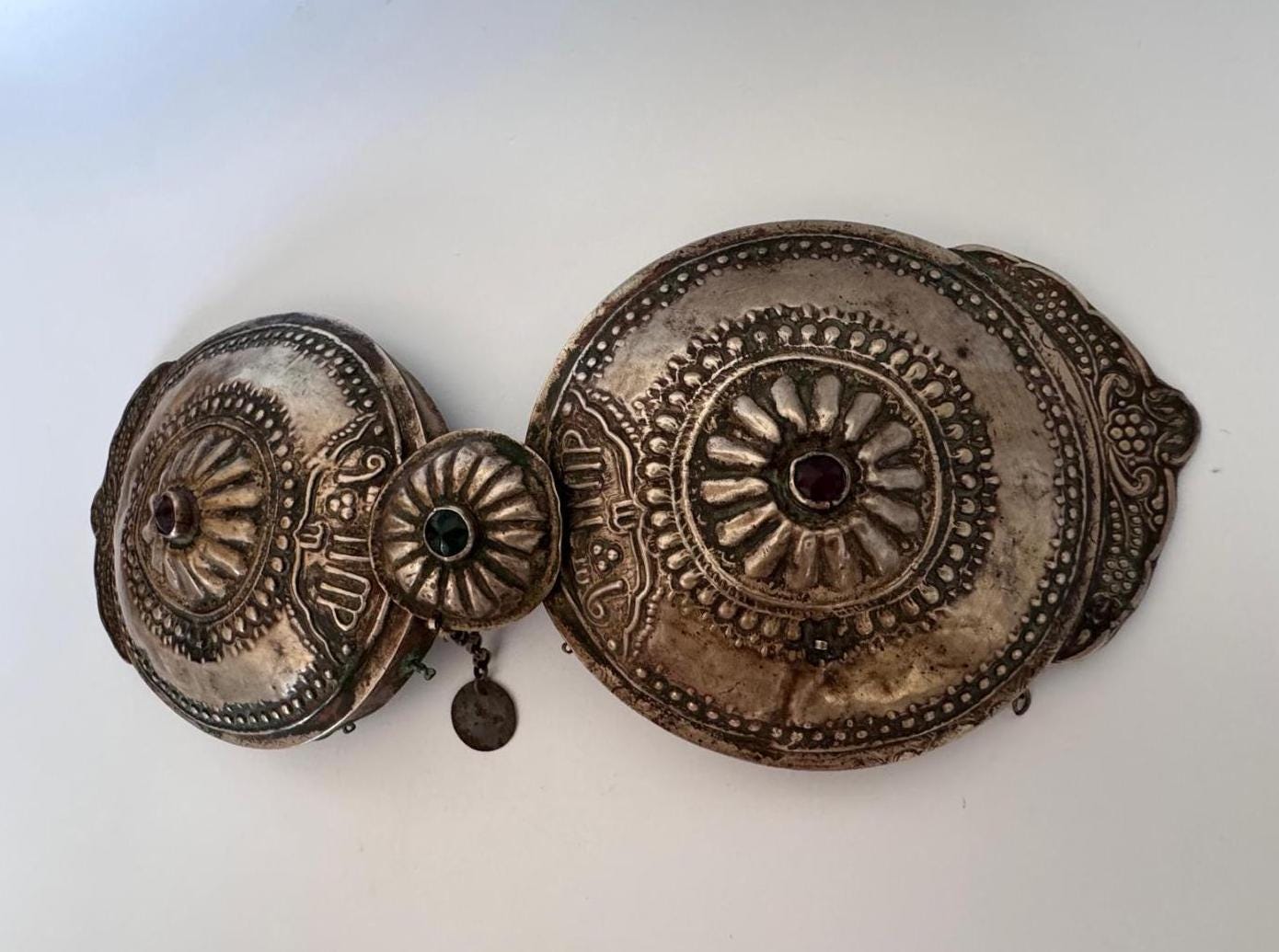 Antique Ottoman Silver Belt Buckle: Bindalli Style, 1850s - Etsy