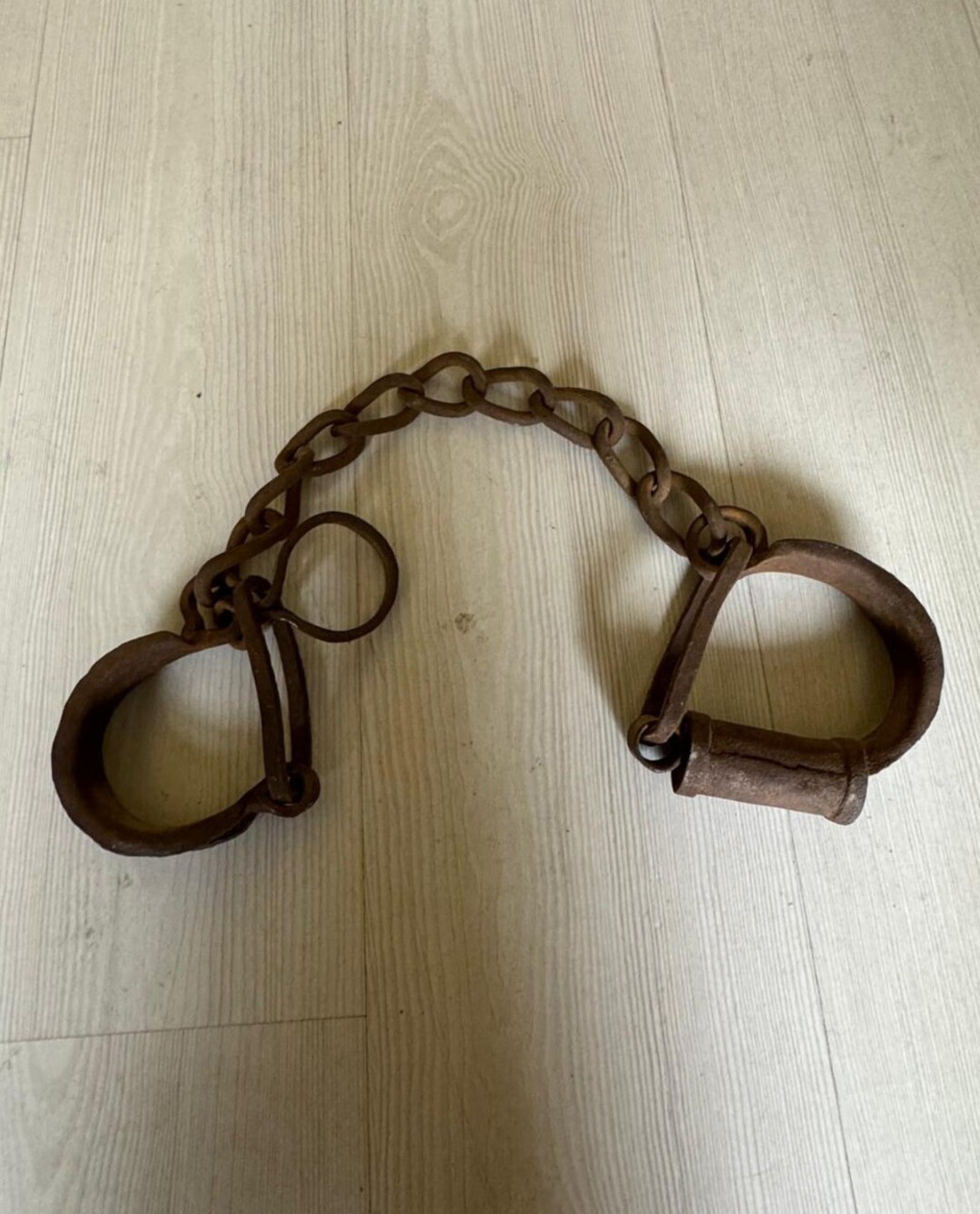 Antika Ferforje Pranga/osmanlı Türk Antika El Dövme Ferforje Prangav ...