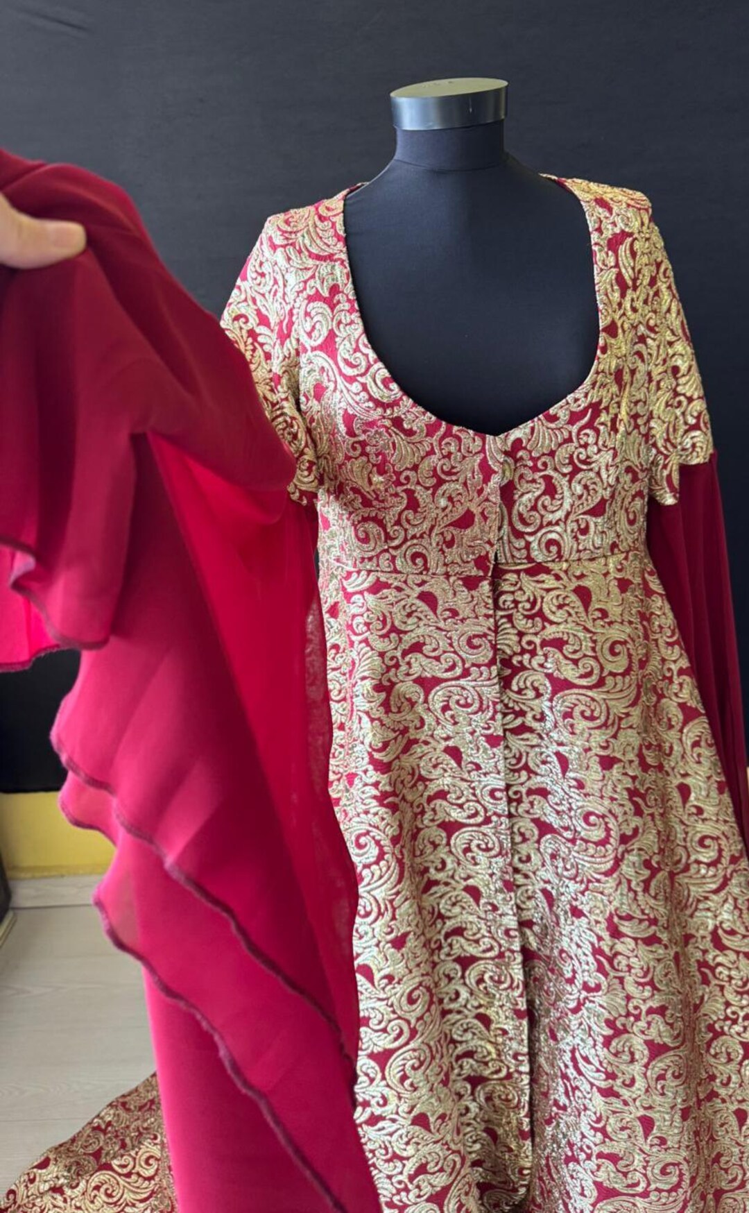 Ottoman Style Turkish Motif Kaftan, Traditional Bindalli Dress, Turkish ...