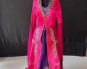 Vintage Green Bindalli Dress: Turkish Ottoman Style Kaftan - Etsy