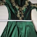 Traditional Vintage Green Bindalli Dress, Turkish Sultan Women's ...
