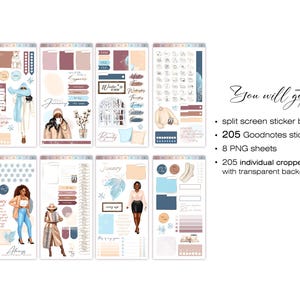January Digital Stickers 2025, Goodnotes Sticker Book, Black Girl ...