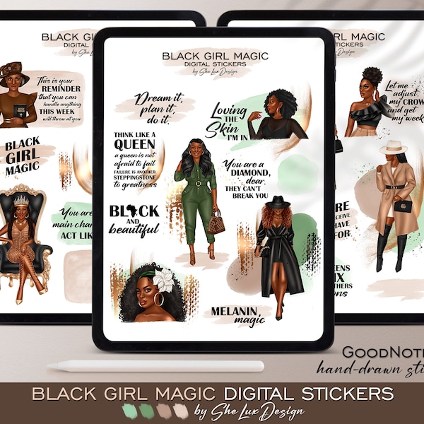 Black Girl Magic Planner Stickers - Etsy