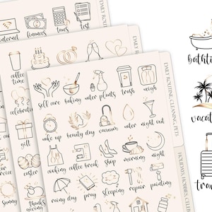 EVERYDAY Digital Stickers for Goodnotes Planner, Daily to Do Icons PNG ...