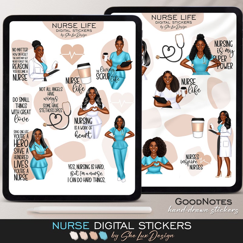 Nursing Stickers - Etsy