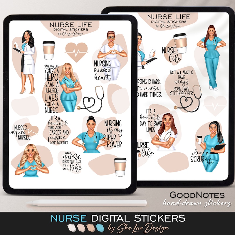 Nursing Stickers - Etsy