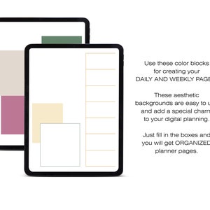 Digital Planner Templates, Weekly and Daily Planner Inserts for Fall ...