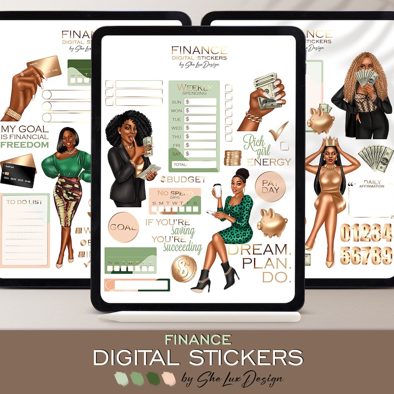 Finance Stickers - Etsy