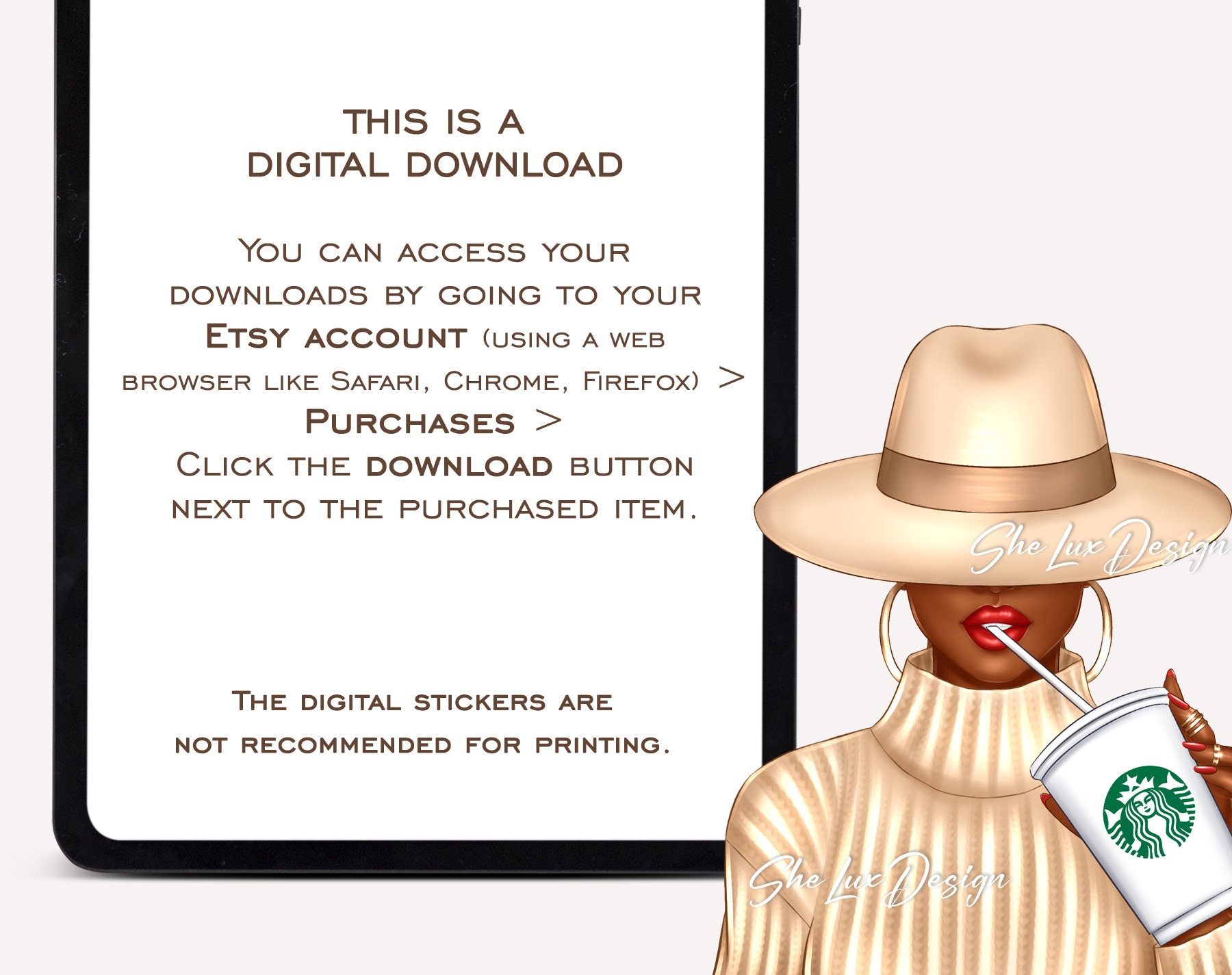Affirmation Digital Stickers, Black Girl Digital Stickers, Goodnotes ...