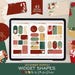December Digital Shape Widgets, Widget Shapes Stickers for Goodnotes ...