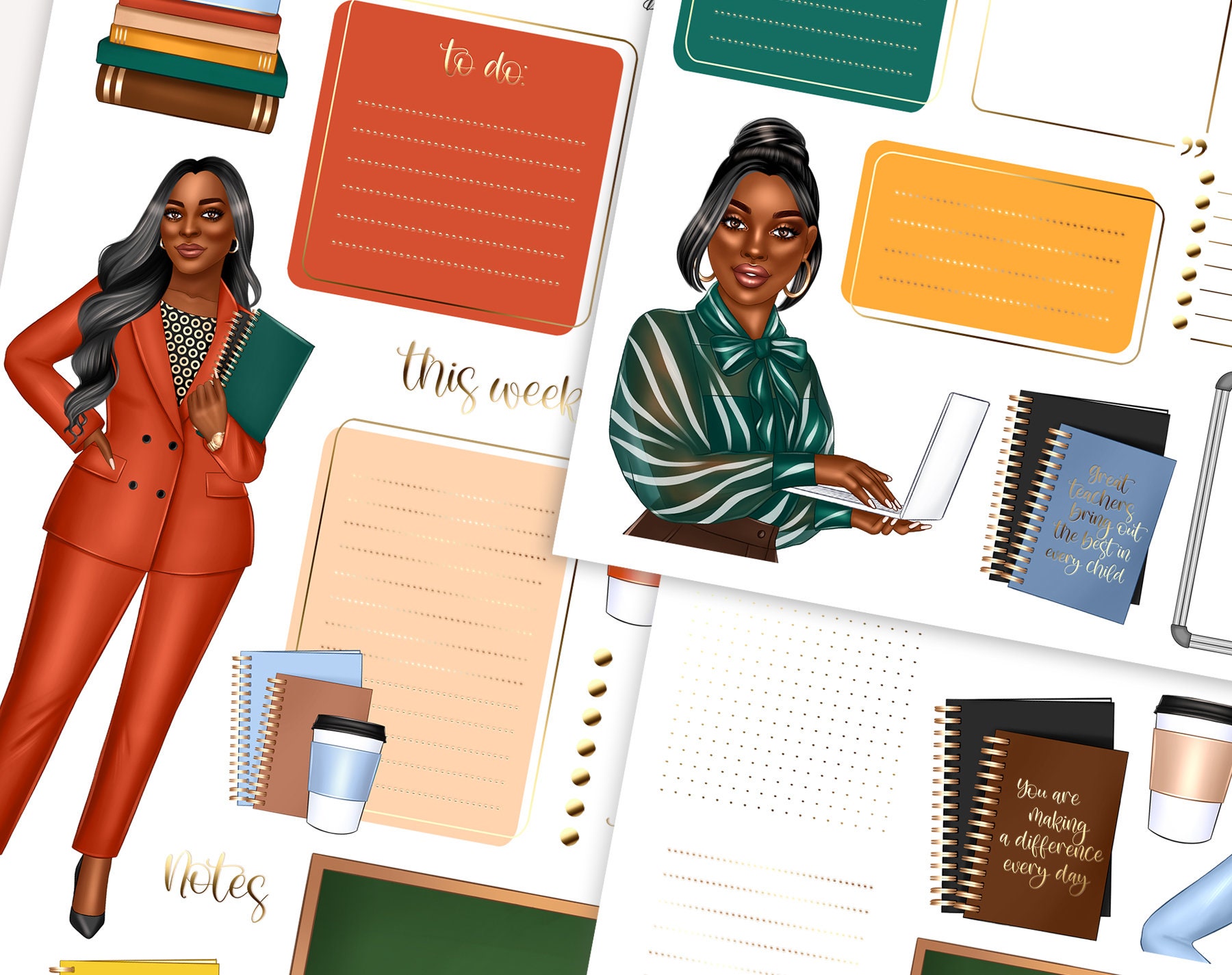 Teacher Stickers Digital Stickers Goodnotes Stickers - Etsy